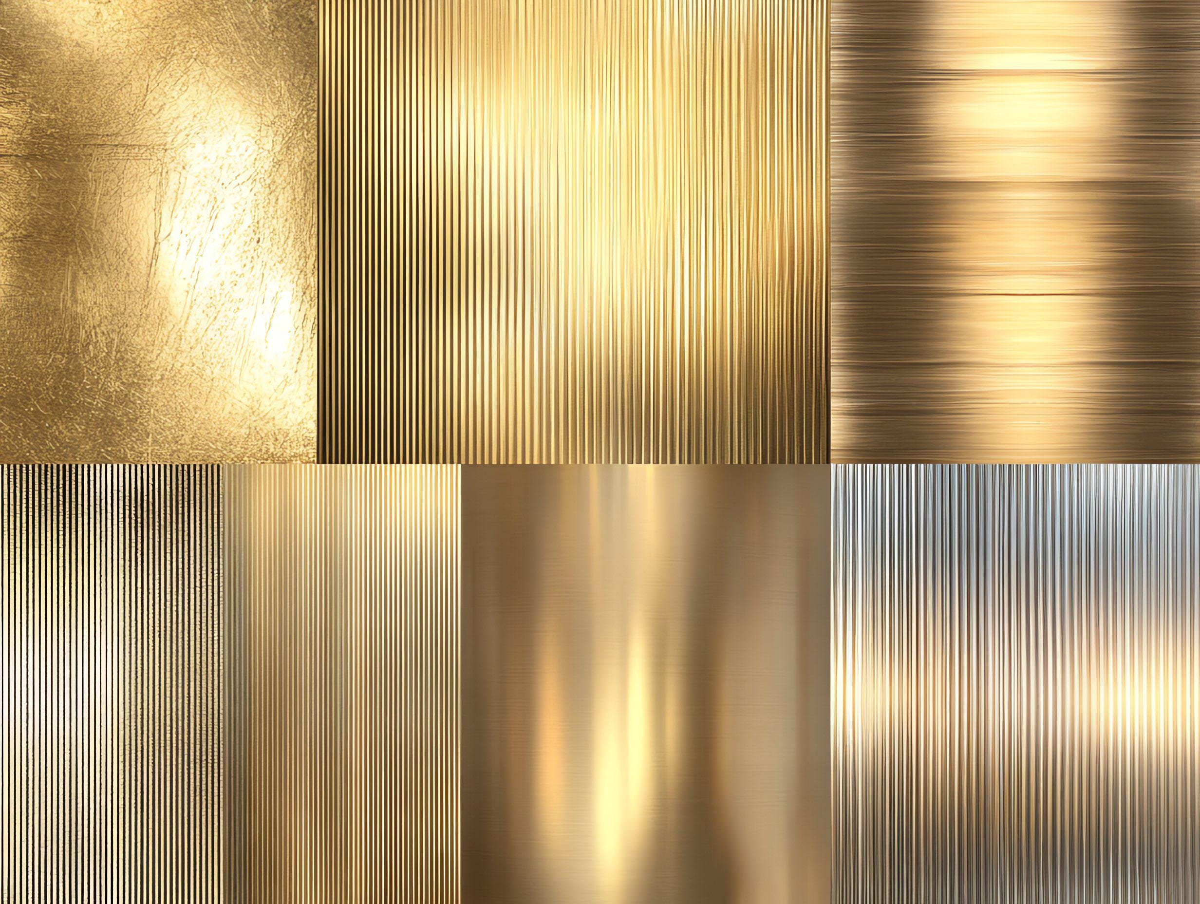 100+ Brushed Gold Procreate Textures, Brushes for Procreate, Instant ...