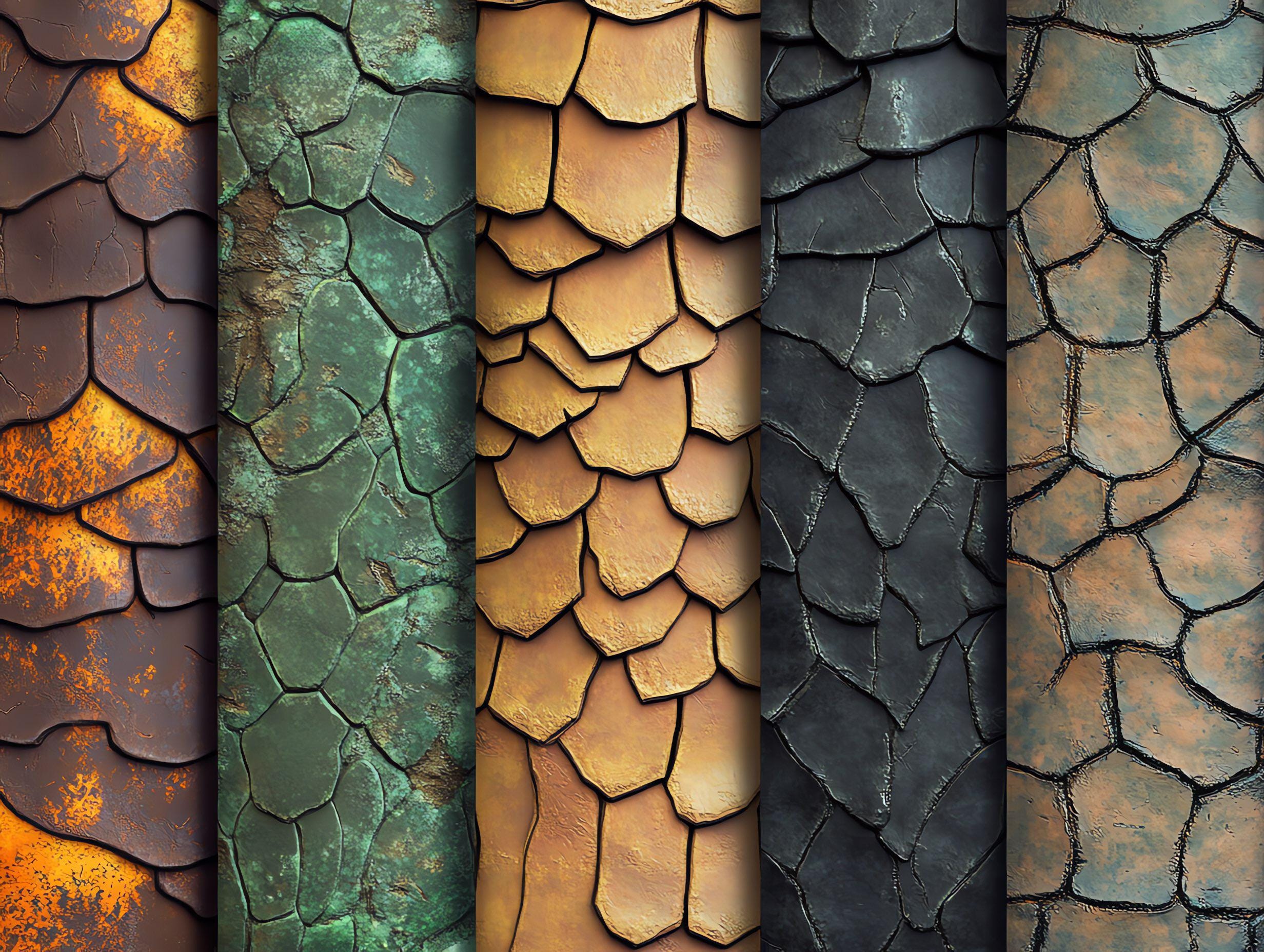 100+ Reptile Scales Procreate Textures, Brushes for Procreate, Instant ...