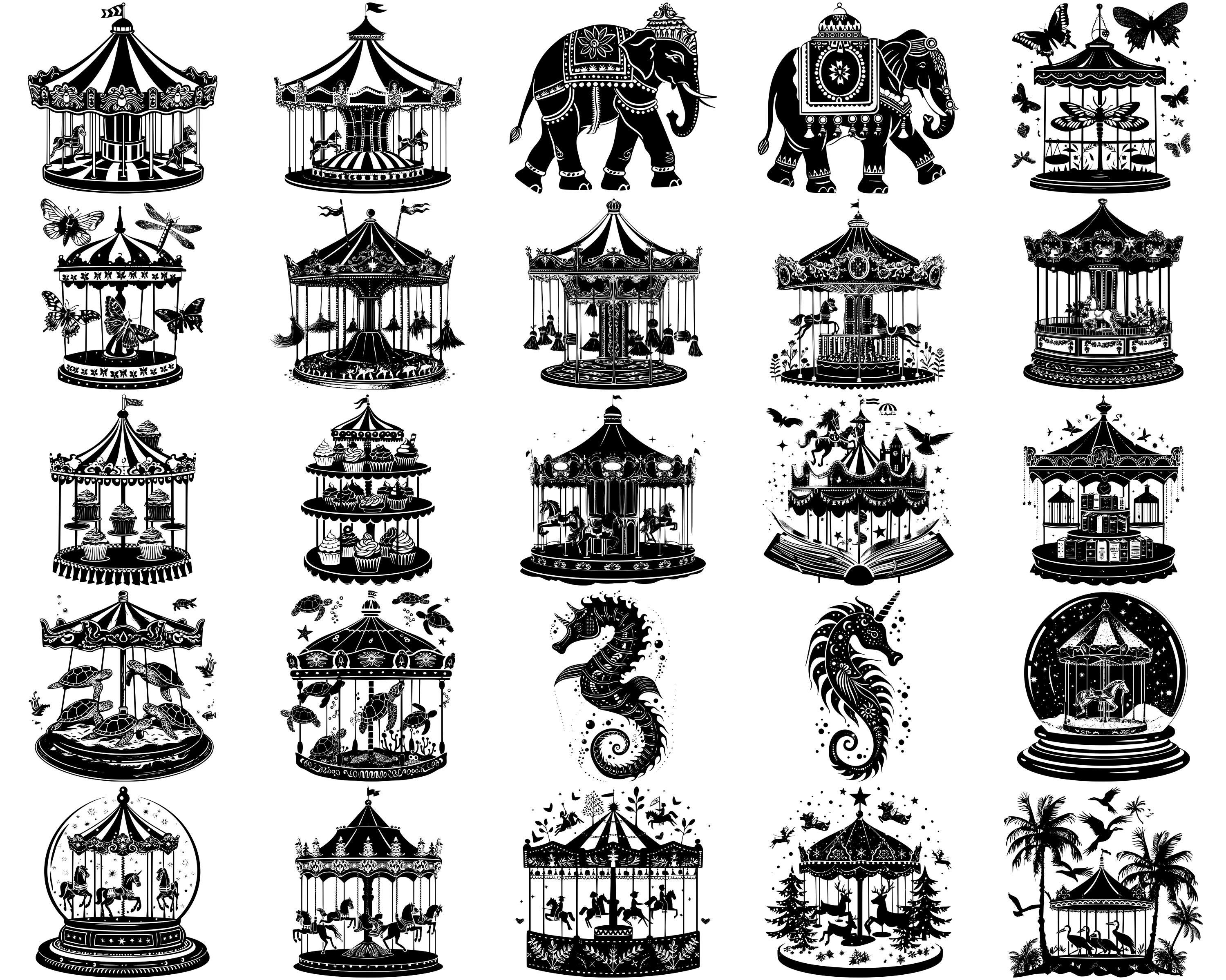 Eternal Spires SVG Bundle, Set of 100, Instant Digital Download, Png ...