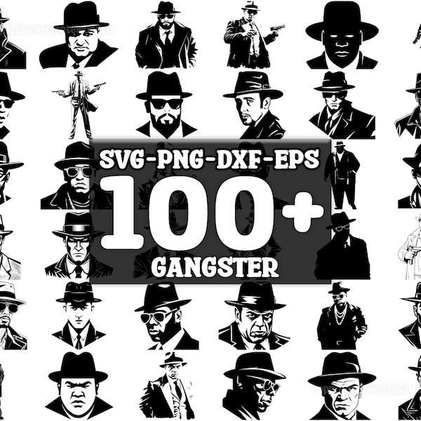 Gangster Svg - Etsy
