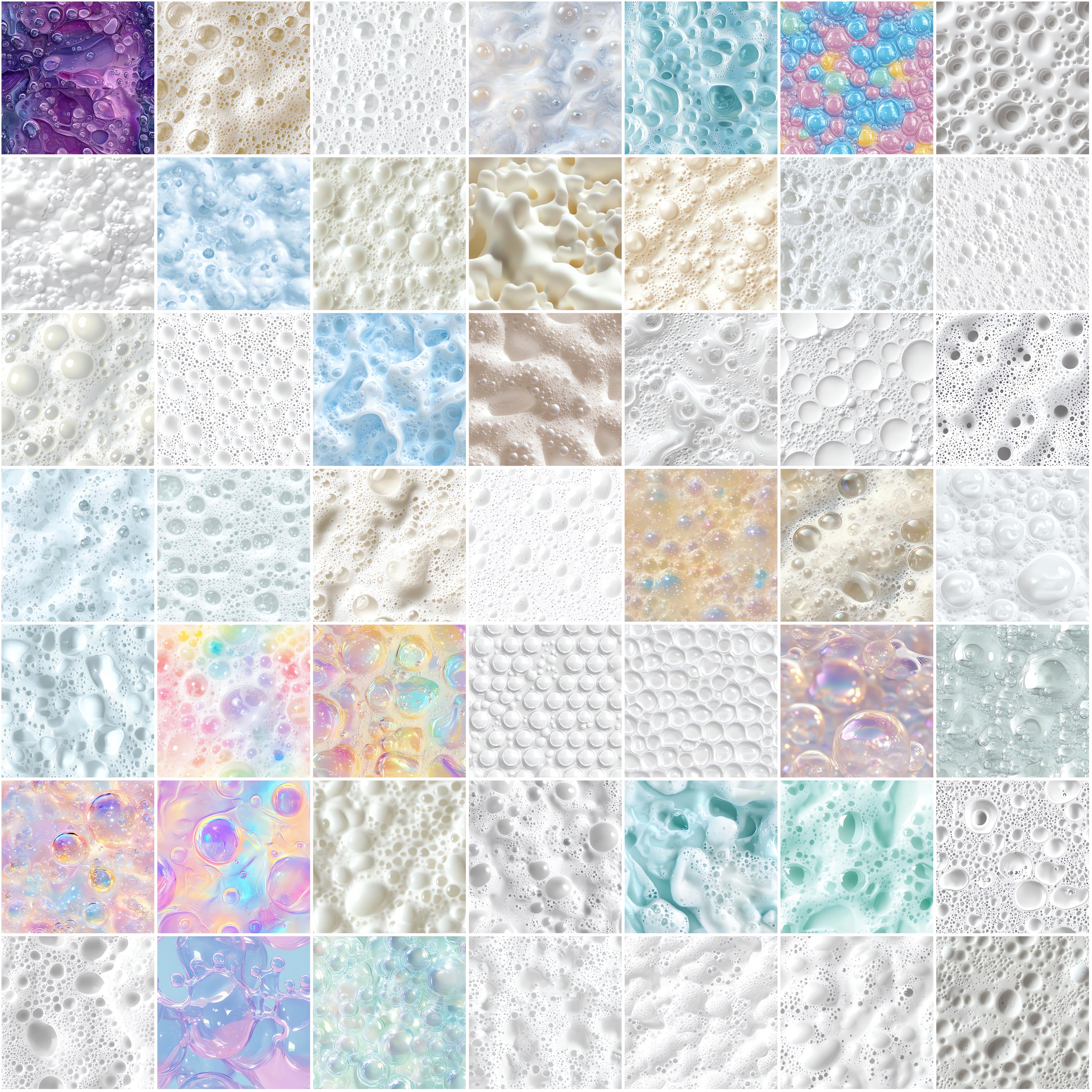 100+ Bubble Foam Procreate Textures, Brushes for Procreate, Instant ...