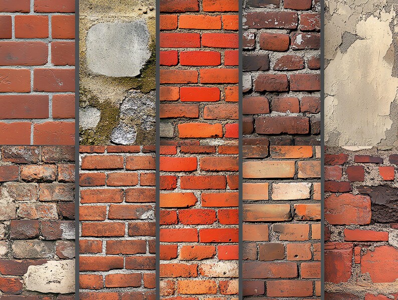 100+ Brick Wall Procreate Textures, Brushes for Procreate, Instant ...