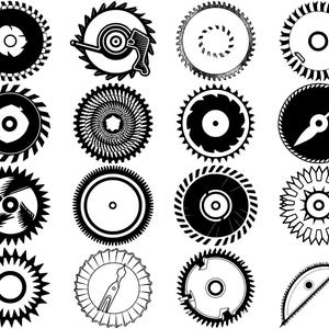 Saw Blade SVG Bundle, Set of 100, Instant Digital Download, Png, Svg ...