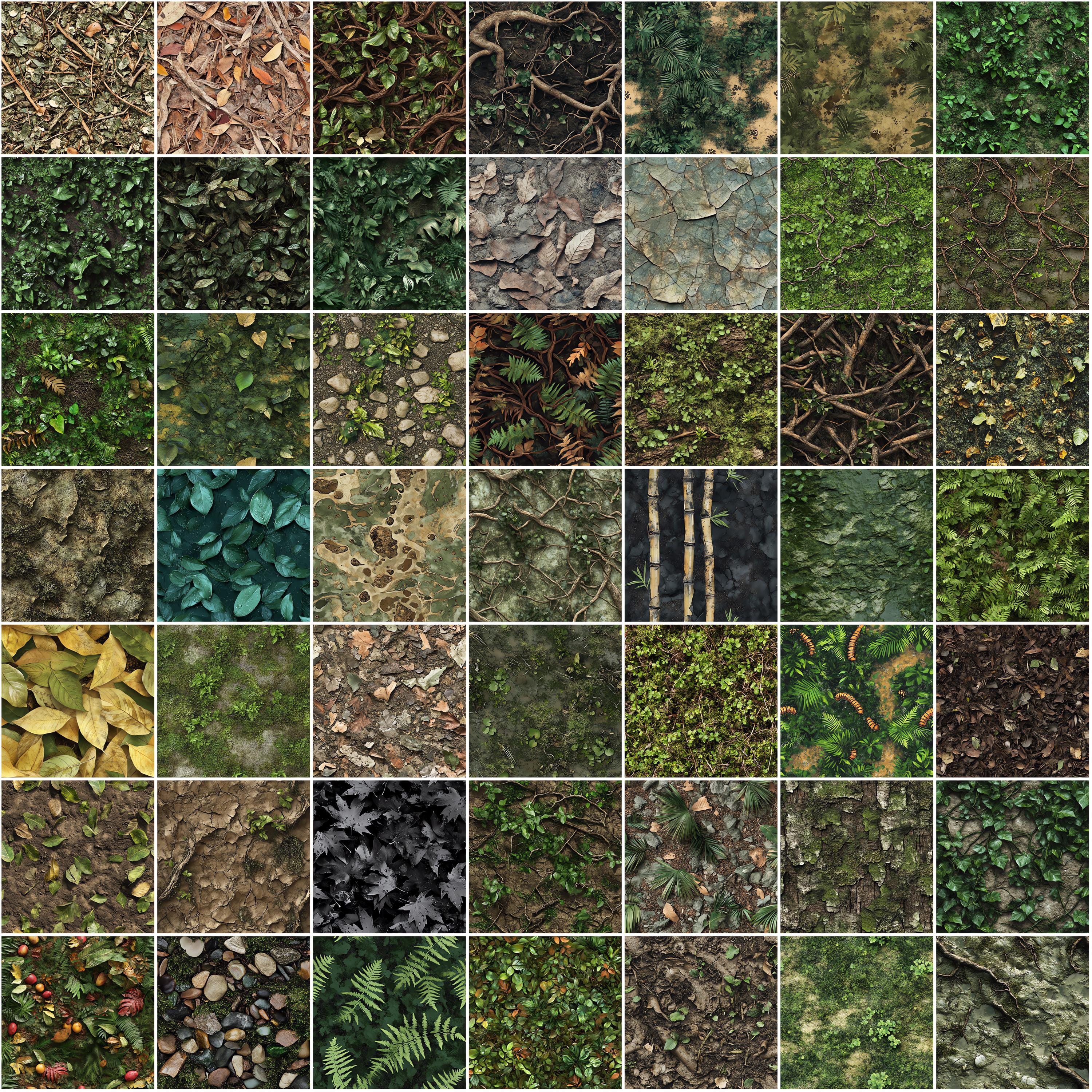 100+ Rainforest Ground Procreate Textures, Brushes for Procreate ...
