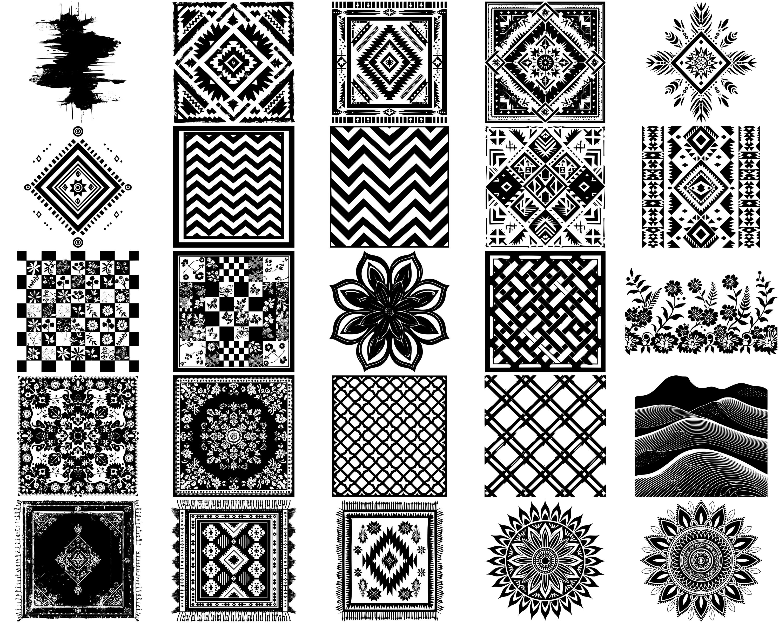 Artisan Weaves SVG Bundle, Set of 100, Instant Digital Download, Png ...