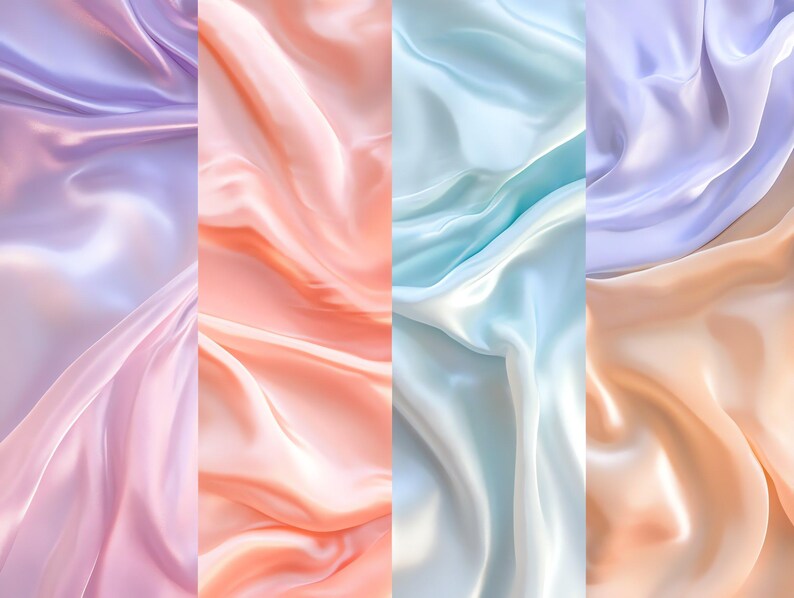 100+ Chiffon Folds Procreate Textures, Brushes for Procreate, Instant ...