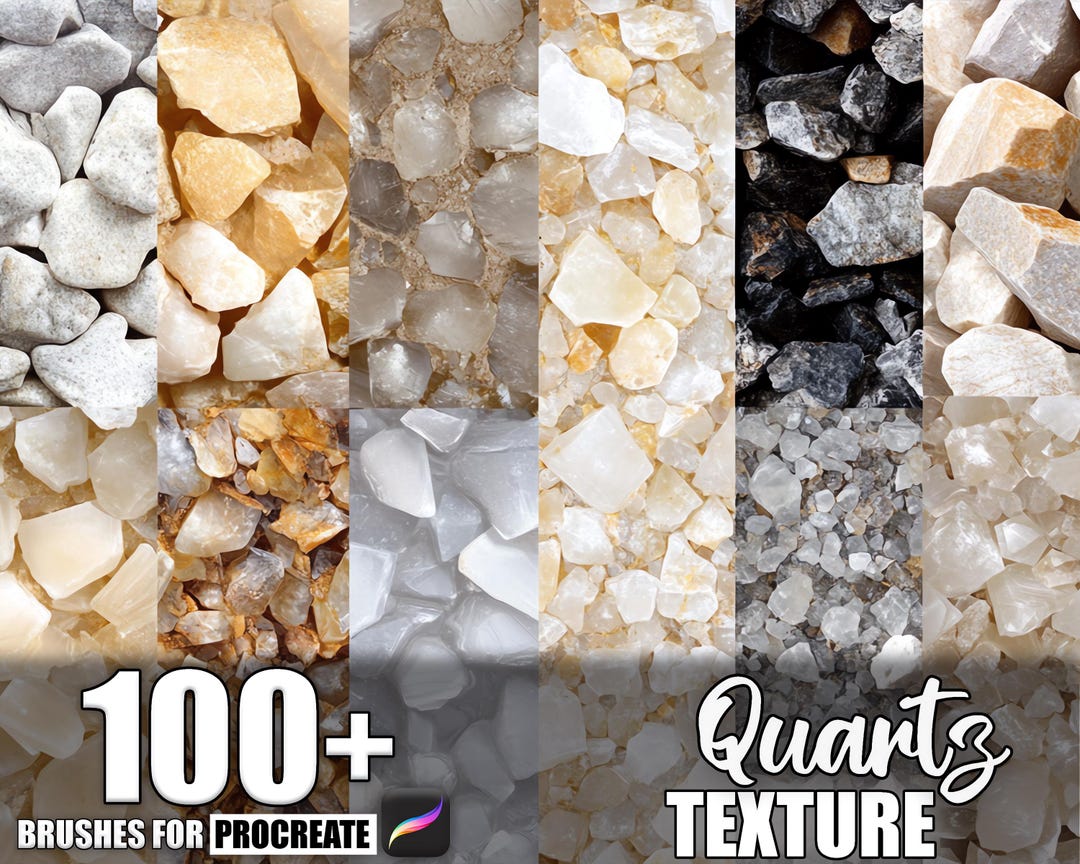 100+ Quartz Texture Procreate Textures, Brushes for Procreate, Instant ...