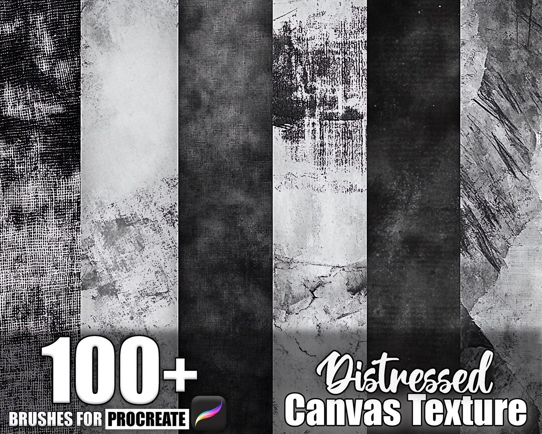 100+ Distressed Canvas Procreate Textures, Brushes for Procreate ...