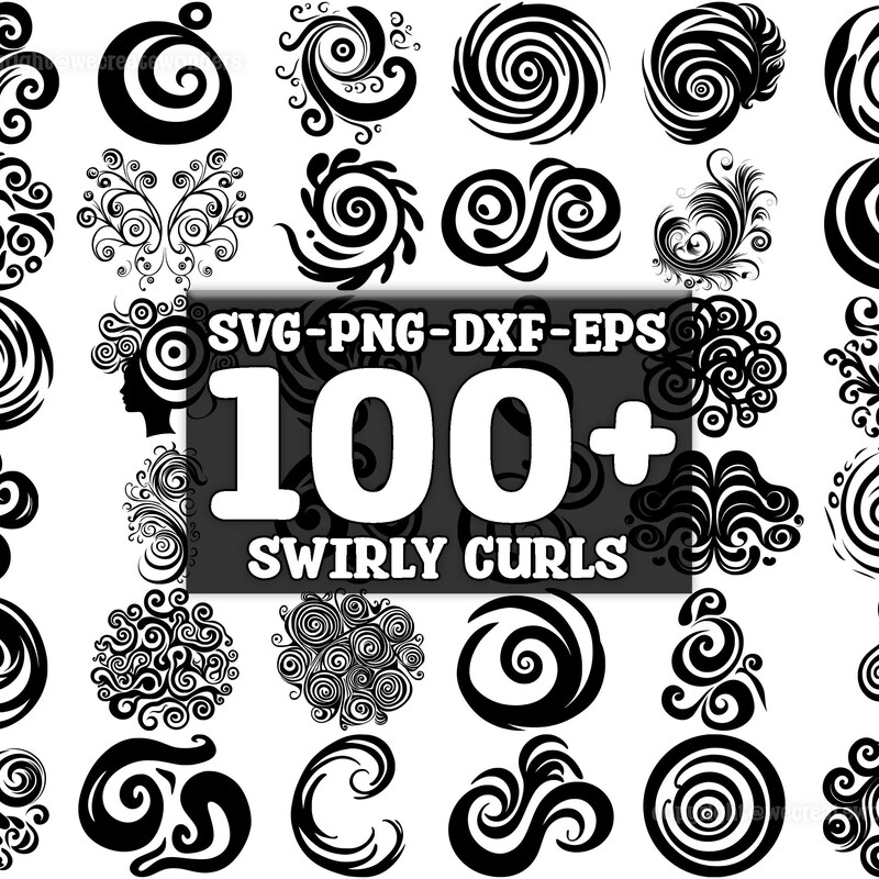 Swirly Designs - Etsy