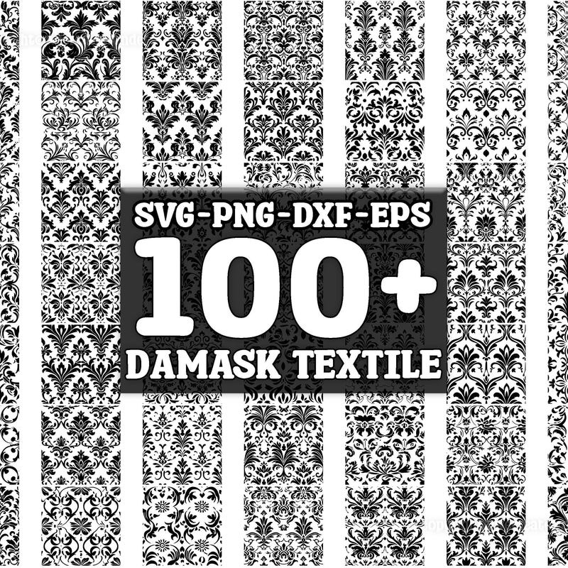 Damask Fabric - Etsy