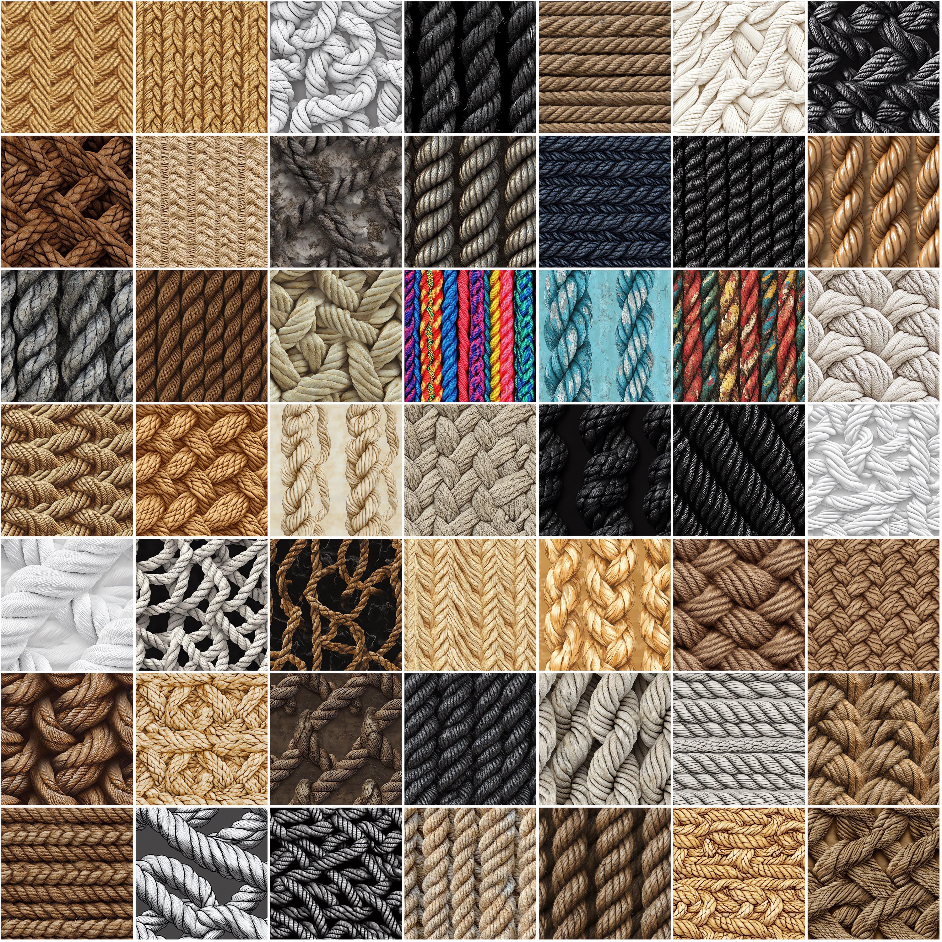 100+ Rope Fiber Memphis Procreate Textures, Brushes for Procreate ...