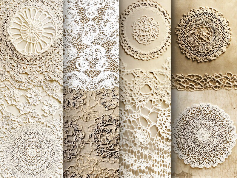 100+ Lace Doily Aging Detail Procreate Textures, Brushes for Procreate ...