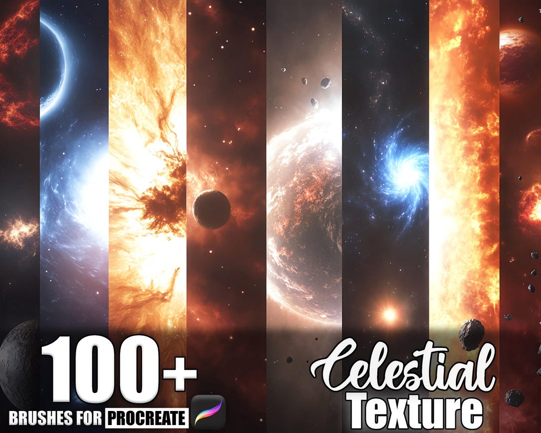 100+ Celestial Texture Procreate Textures, Brushes for Procreate ...