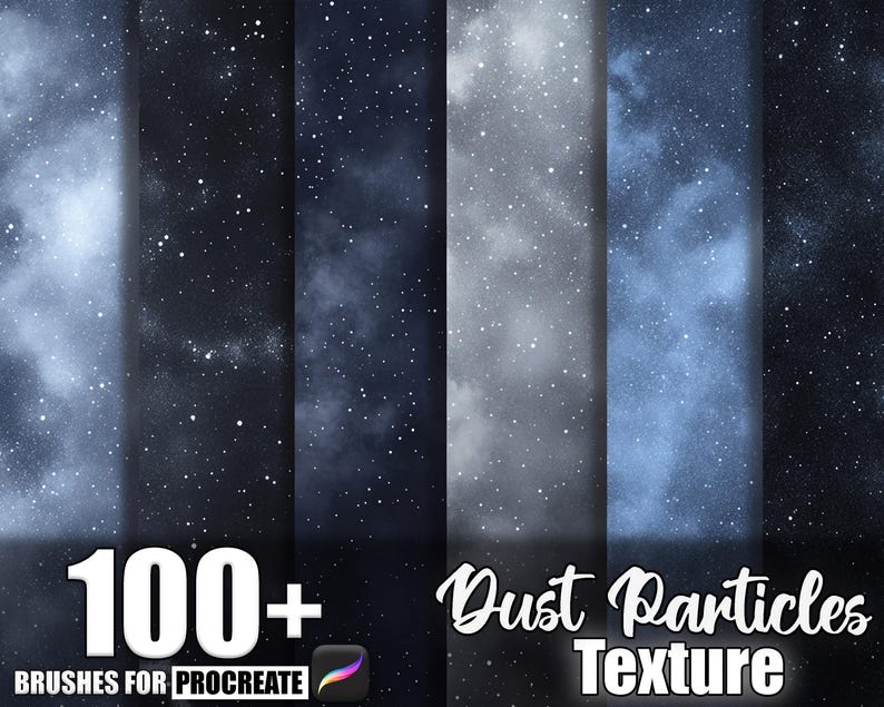 100+ Dust Particles Procreate Textures, Brushes for Procreate, Instant ...