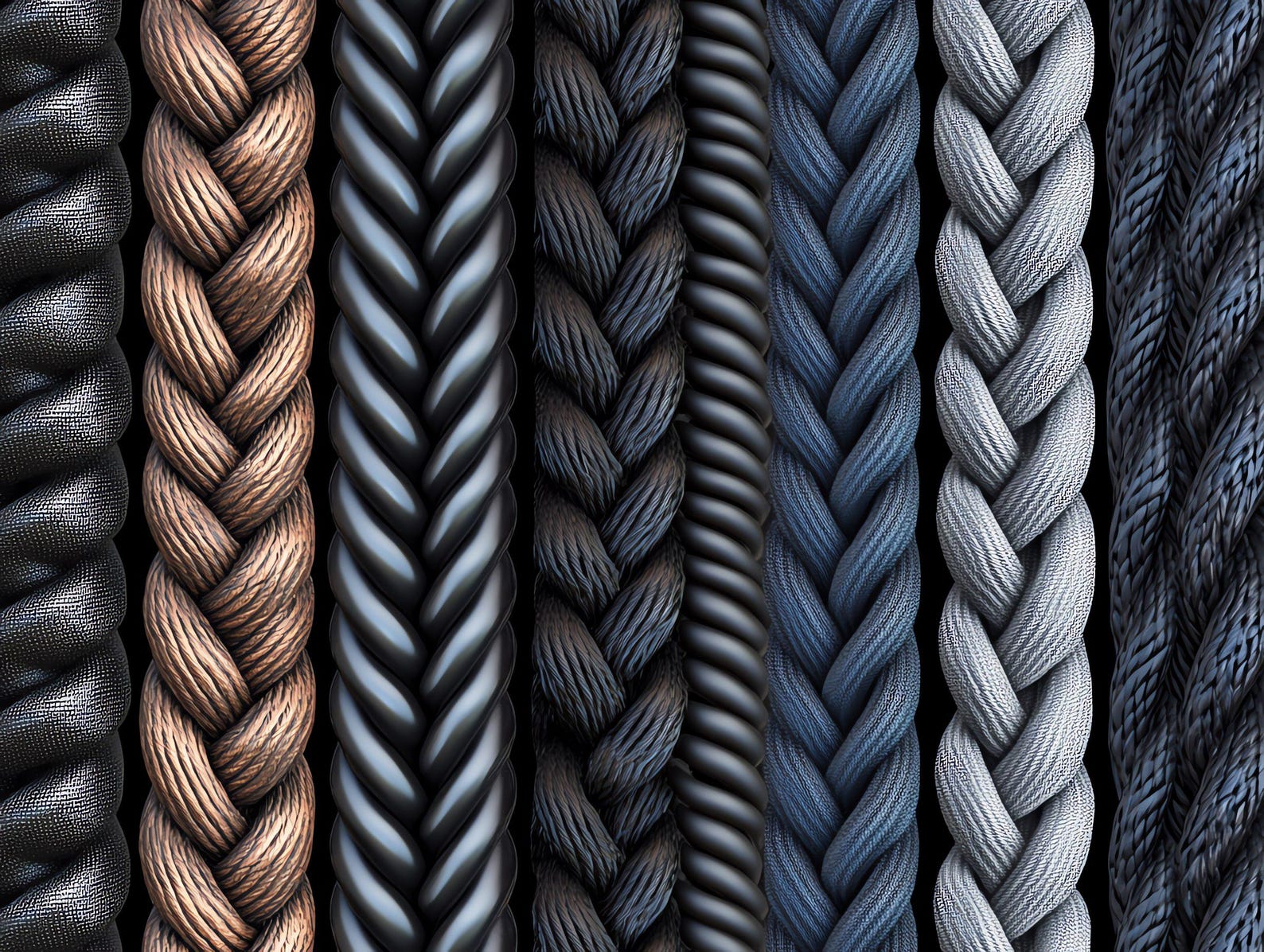 100+ Rope Fiber Memphis Procreate Textures, Brushes for Procreate ...