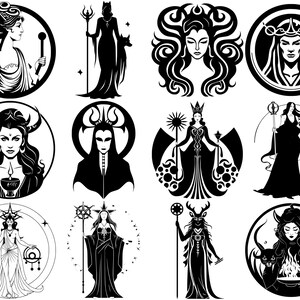 Goddess Hecate SVG Bundle, Set of 100, Instant Digital Download, Png ...