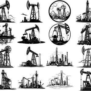 Oilfield SVG Bundle, Set of 100, Instant Digital Download, Png, Svg ...