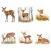 100+ Deer Procreate Stamps, Brushes for Procreate, Instant Digital ...