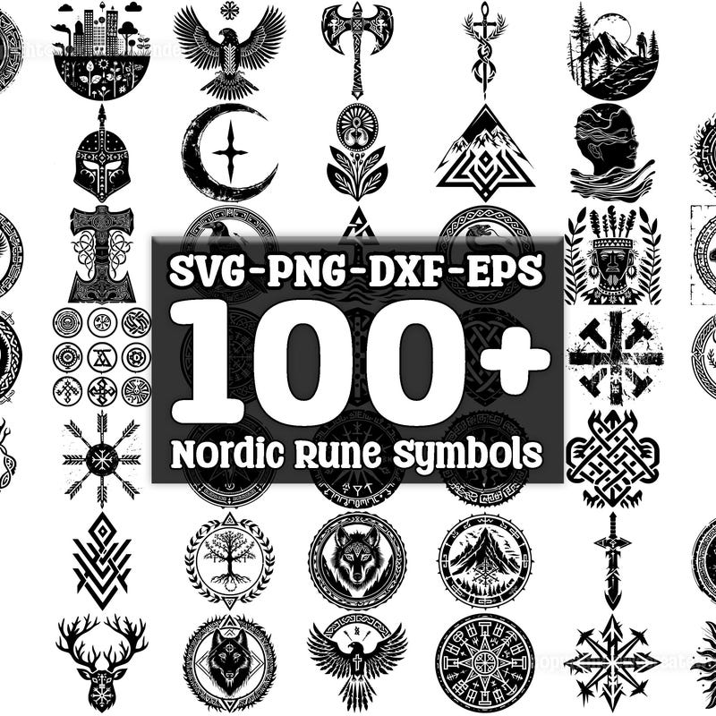 Norse Black Raven Svg - Etsy