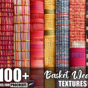 Woven Basket Procreate - Etsy