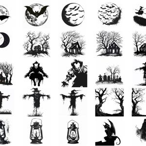 100+ Spooky Procreate Stamps, Brushes for Procreate, Instant Digital ...