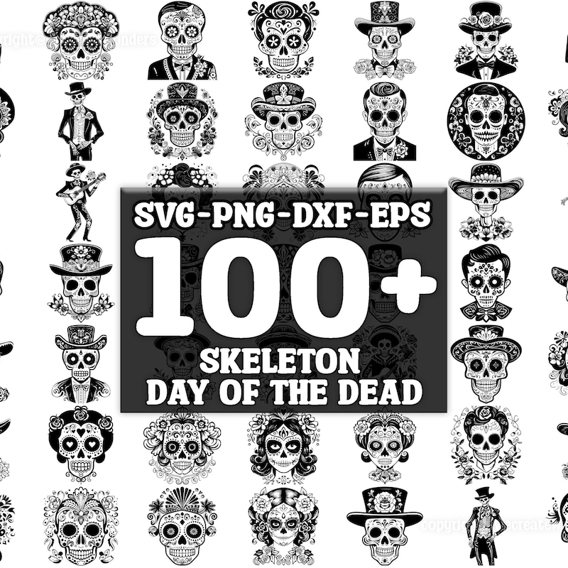 Day of the Dead Svg - Etsy