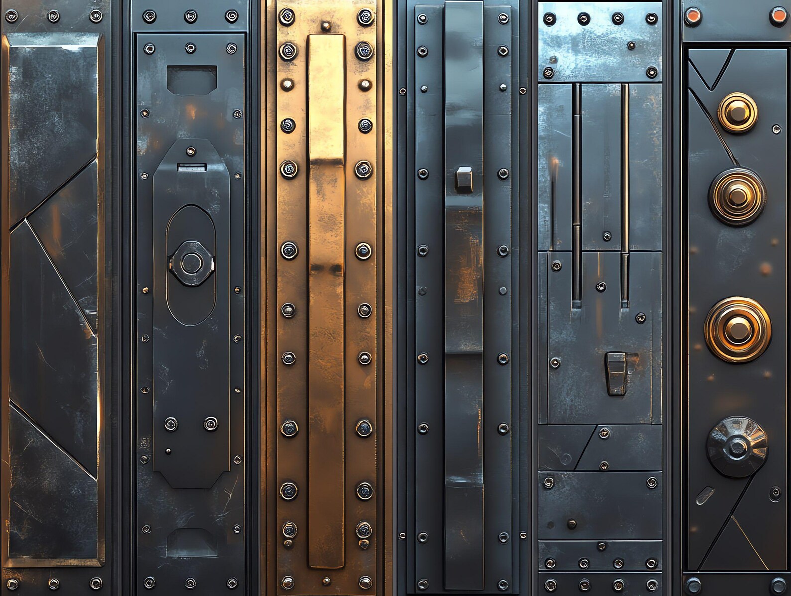Steampunk Bolt 100+ Procreate Textures, Brushes for Procreate, Instant ...