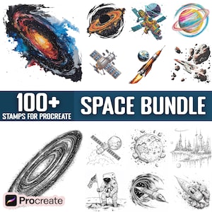 100+ Space Procreate Stamps, Brushes for Procreate, Instant Digital Download - Etsy
