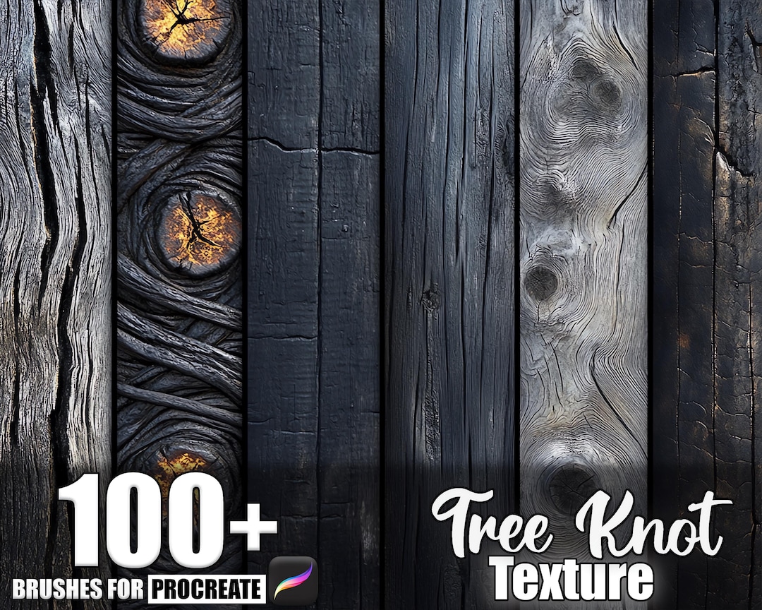 100+ Tree Knot Pattern Procreate Textures, Brushes for Procreate ...