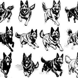 Shiloh Shepherd SVG Bundle, Set of 100, Instant Digital Download, Png ...