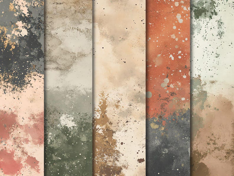 Splatter Paint 100+ Procreate Textures, Brushes for Procreate, Instant ...