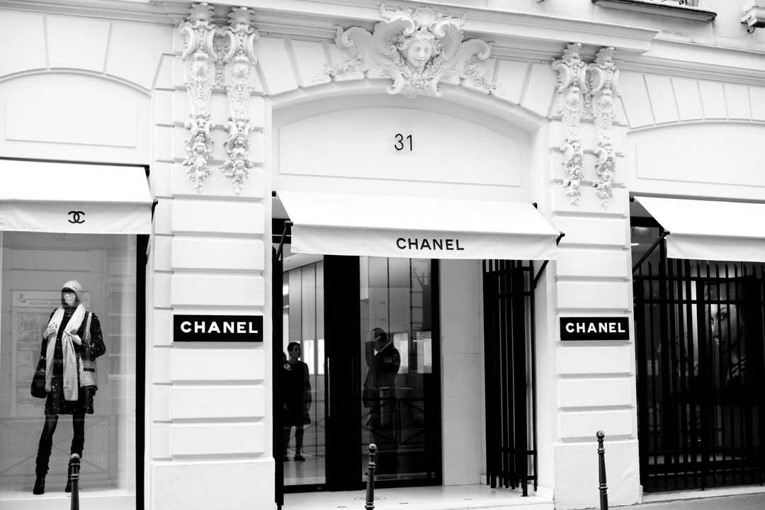 Paris Photography - Chanel, Fashion Print, Black and White Art, Luxury ...
