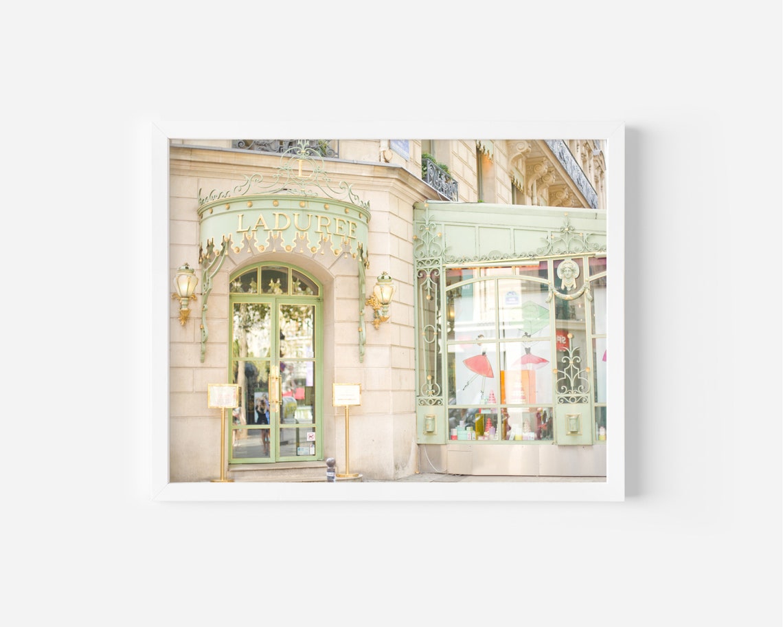 Paris Photography - Laduree, Paris Kitchen Art, French Home Decor Paris ...