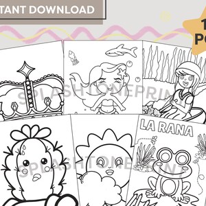 16 Loteria Coloring Pages | Kids/toddlers Activity Pages | Elementary ...