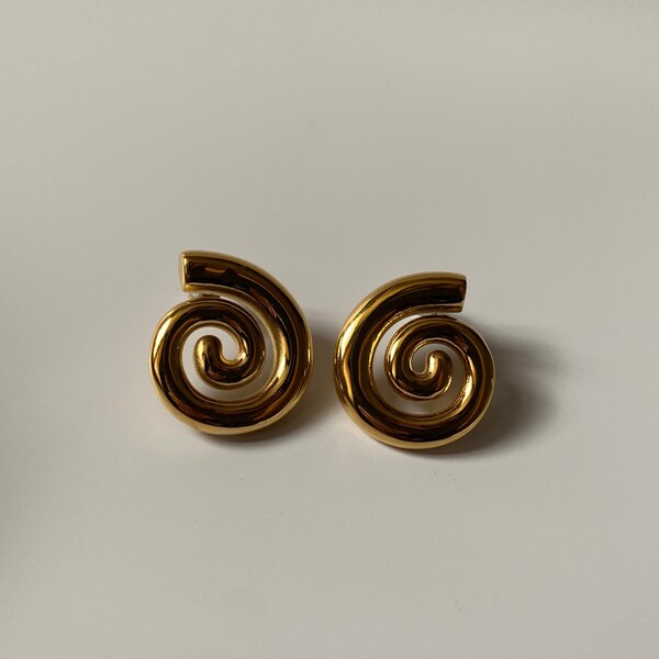 Spiral Earrings - Etsy