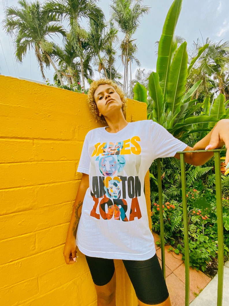 Novelists T-shirt James Baldwin, Toni Morrison, Langston Hughes, Zora ...