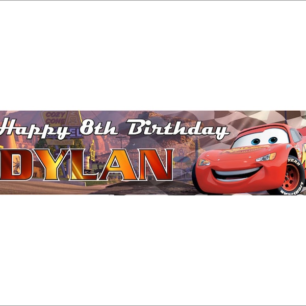 Mcqueen Banner - Etsy