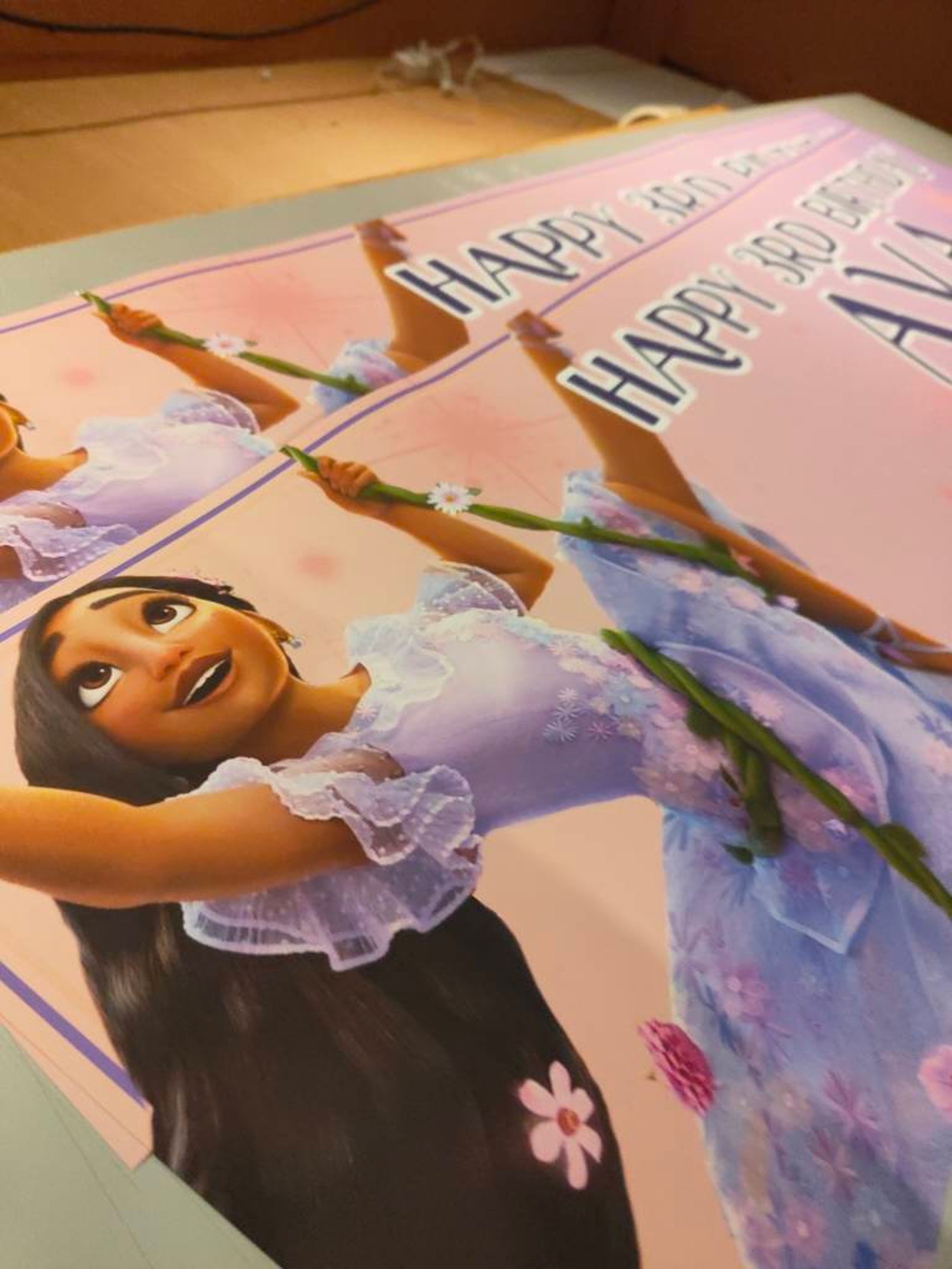 Encanto Isabella Personalised Birthday Banner - Etsy UK
