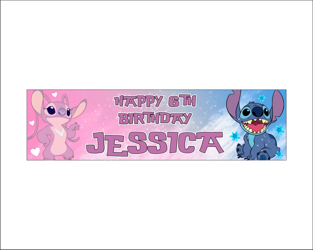 Lilo and Stitch Birthday Banner - Etsy