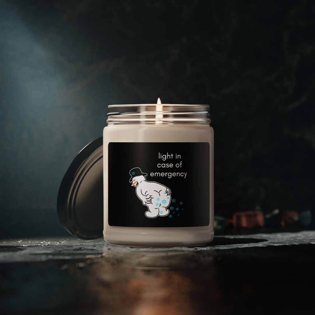 Funny Fart Emergency Candle, Snowman Farting, Light in Case of ...