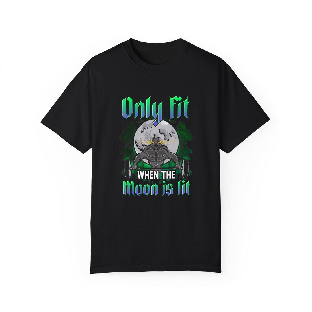 Only Fit When the Moon is Lit, Werewolf, Bench Press, Gym, Fitness ...