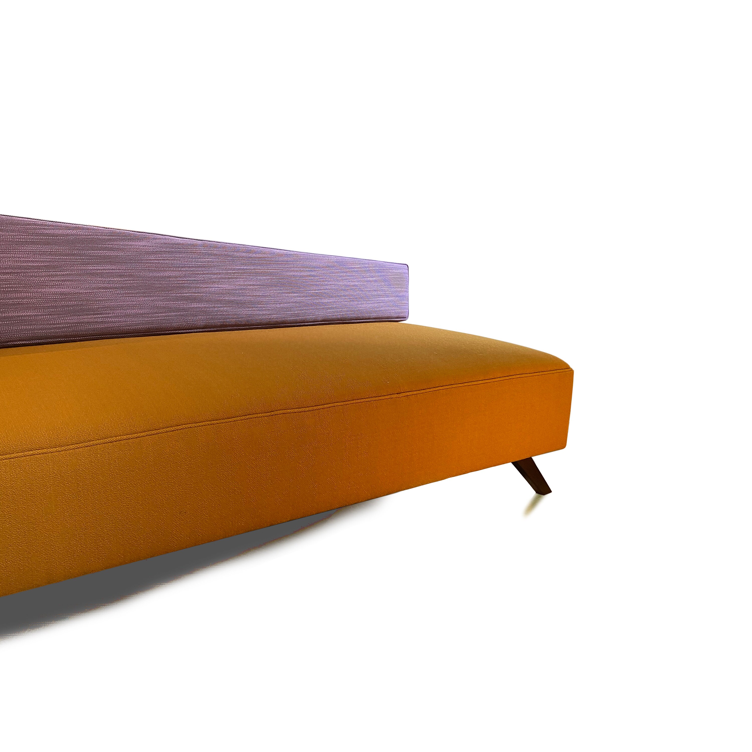 Rare Mid-century Memphis Post-modern Designer Chaise Sofa in - Etsy