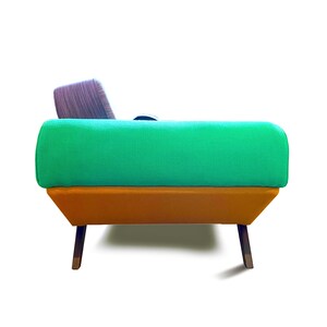 Rare Mid-century Memphis Post-modern Designer Chaise Sofa in - Etsy