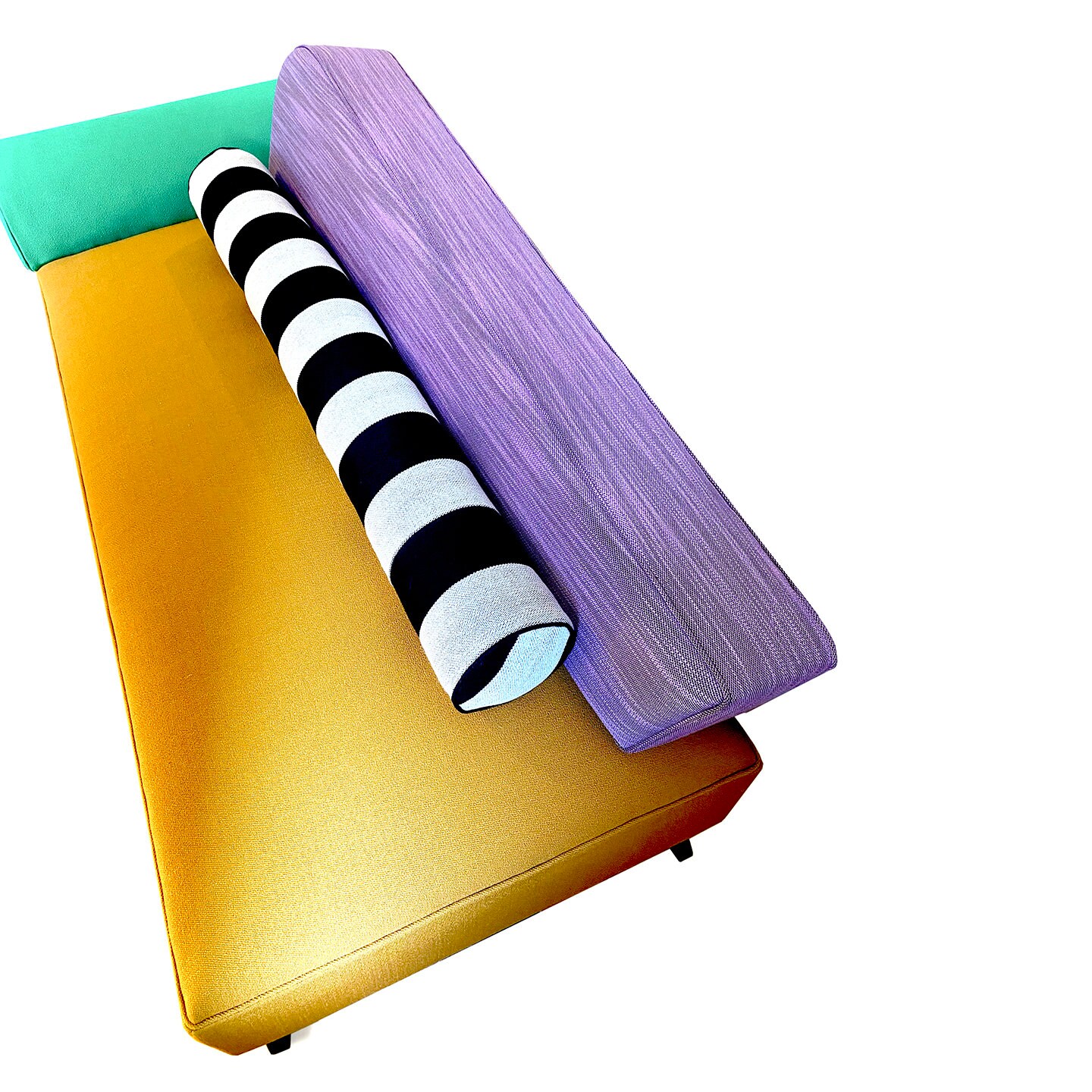 Rare Mid-century Memphis Post-modern Designer Chaise Sofa in - Etsy