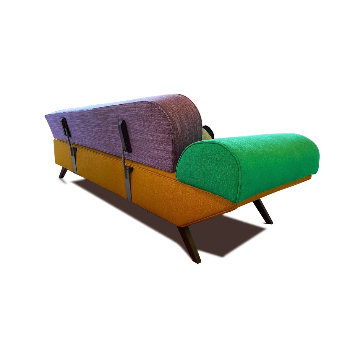 Rare Mid-century Memphis Post-modern Designer Chaise Sofa in - Etsy