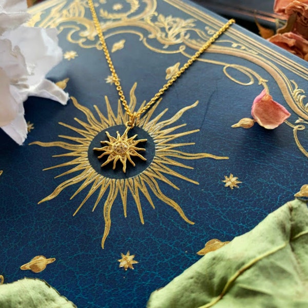 Sun Pendant - Etsy