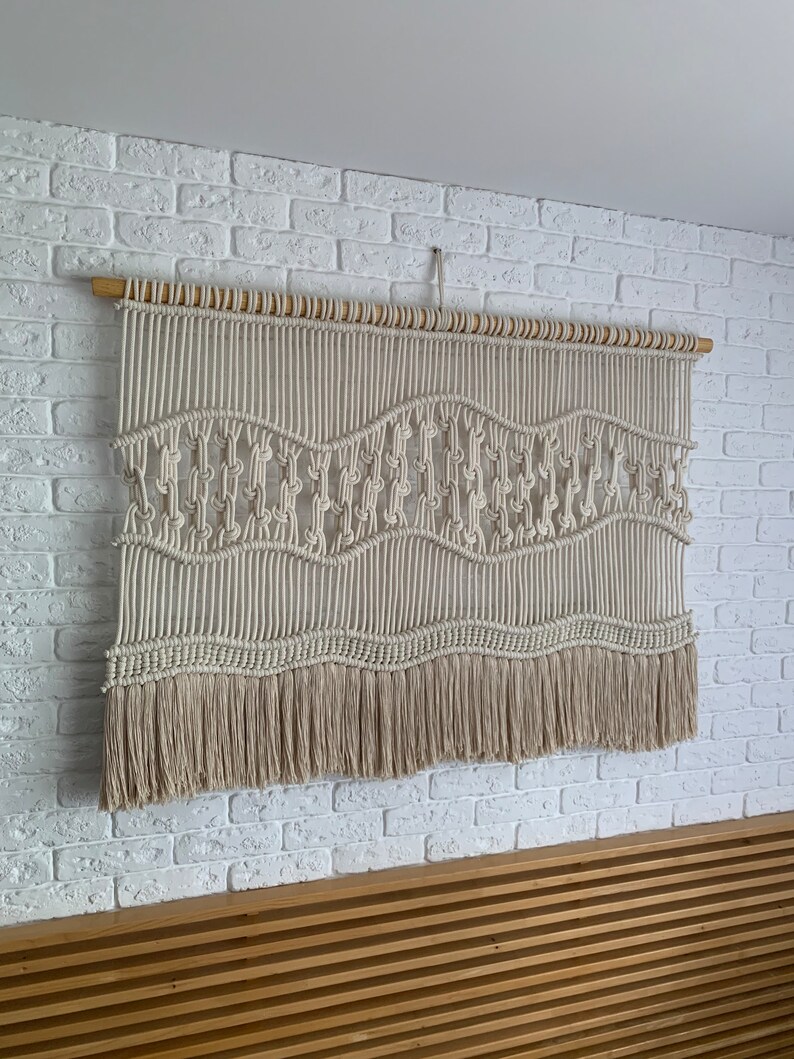 Large Macrame Wall Hanging Boho Decor Macrame Wall Art for Headboard ...
