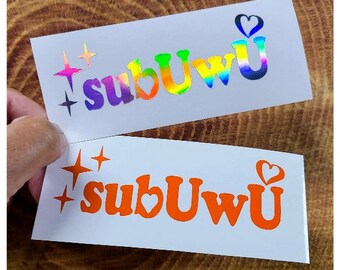 Subuwu Decal - Etsy