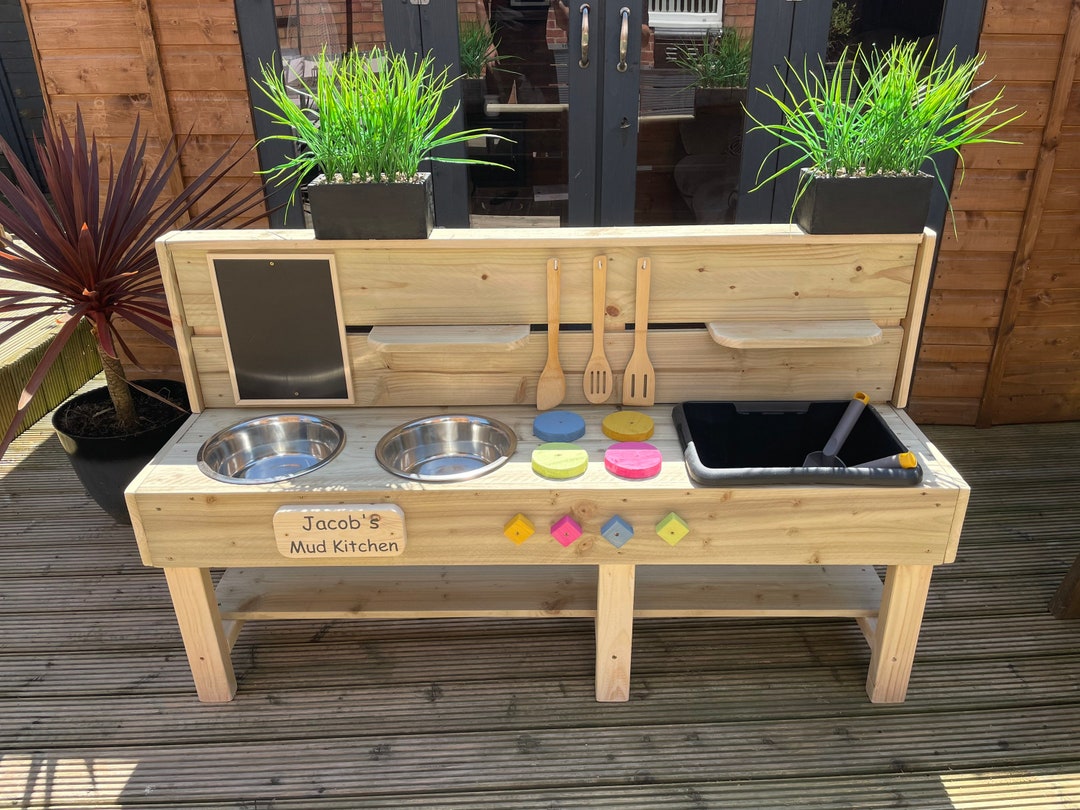 Get Ready for Summer Children’s Quality Personalised Mud Kitchen/play ...