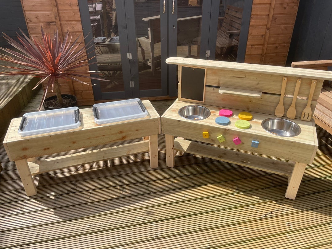 Get Ready for Autumn Quality Mud Kitchen, Sand/water Bench, Scales and ...